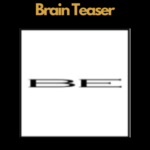 BE - Brain Teaser with Answer | Rebus Puzzle