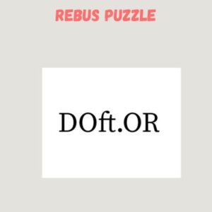 DOft.OR - Can You Solve the Rebus Puzzle? | with Answer